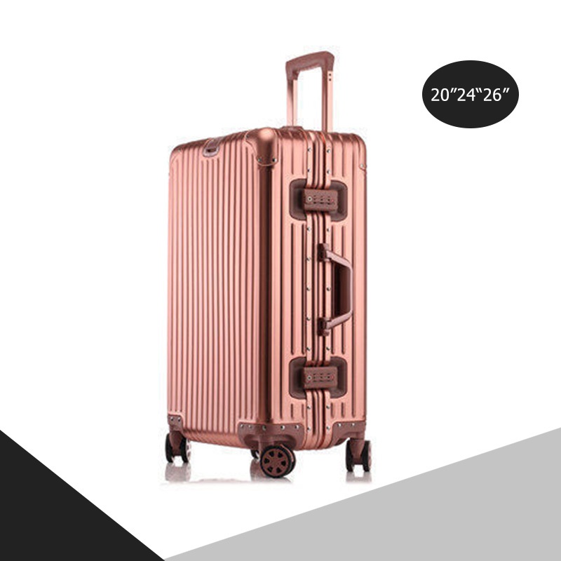 20 Boarding Case Metal Suitcase Trolley Aluminum Frame Suitcase ...
