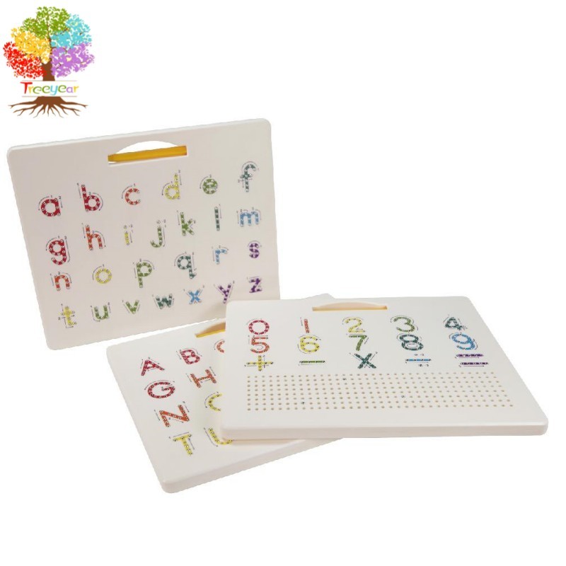 Letter Board Game LovesTown Double Sided Magnetic Alphabet Tracing ...