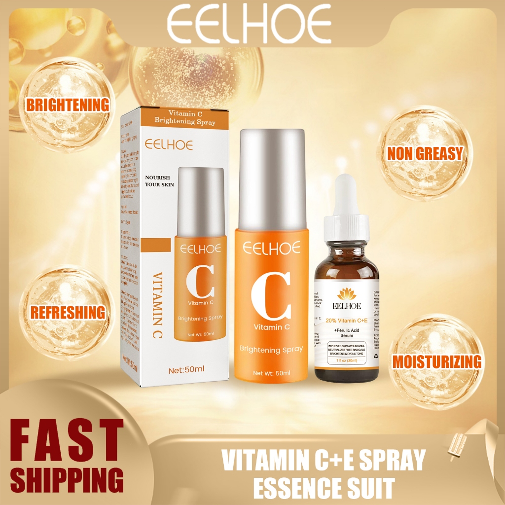 Eelhoe Ferulic Acid Serum with Vitamin C Brightening Spray—Whitening ...