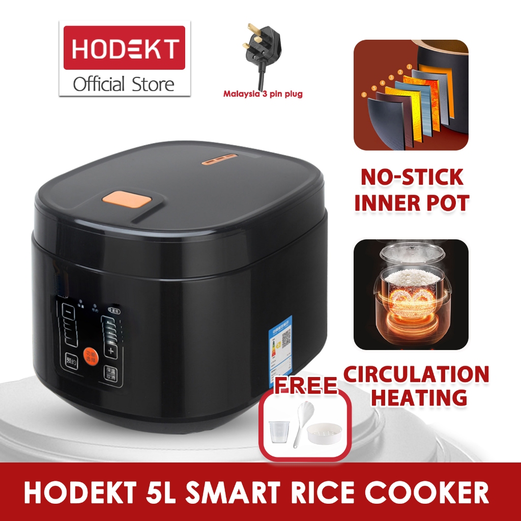 HODEKT 5L Smart Rice Cooker Multifunctional Household Rice Cooker Large ...