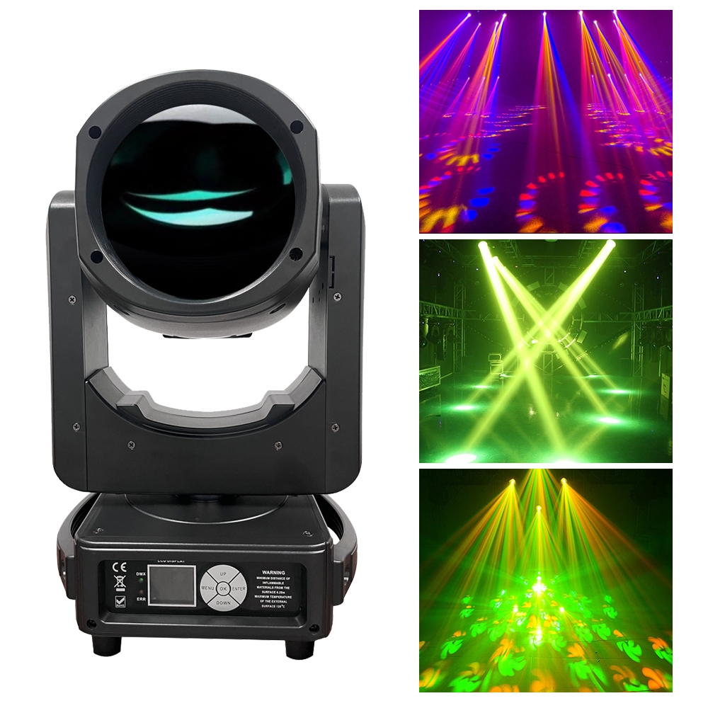 Pro Stage Lighting 295 Beam Moving Head Light Double Prism Big Lens Dj ...