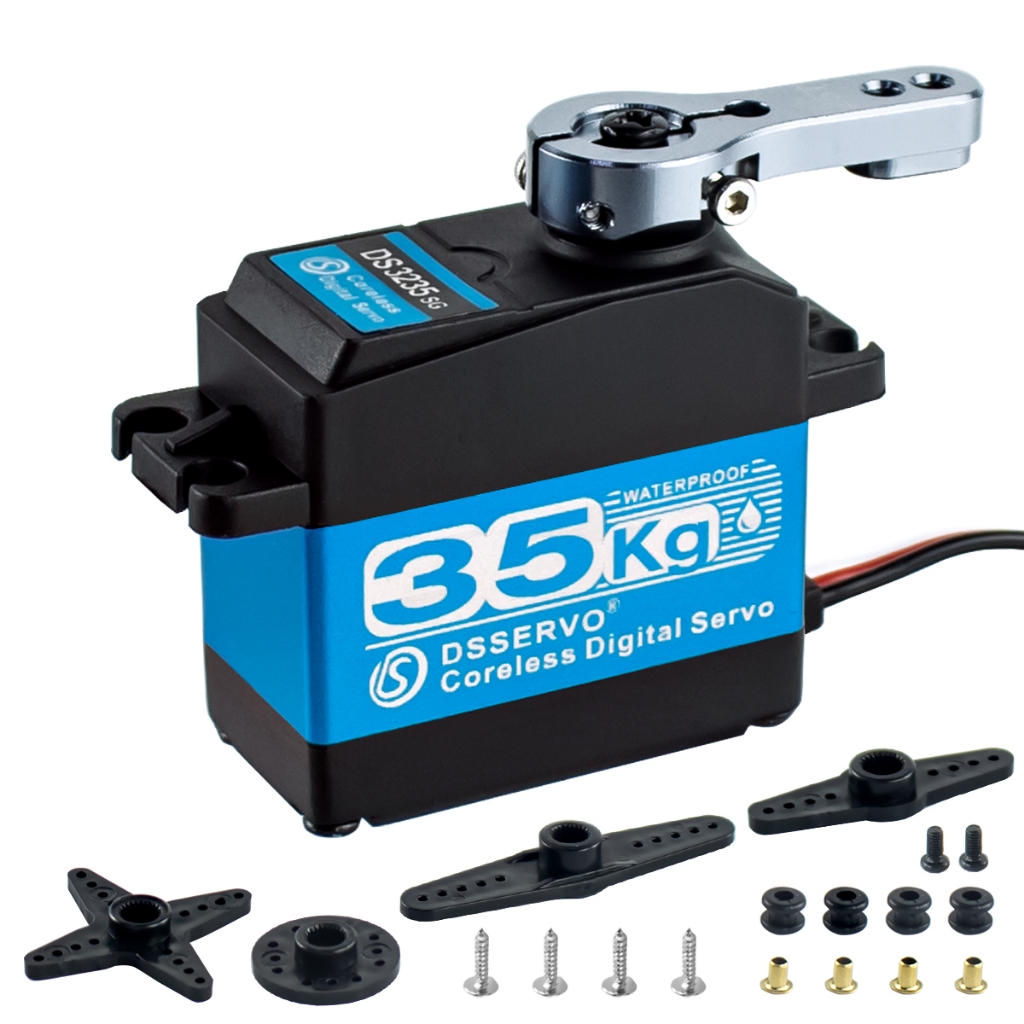 DS3235 35kg Digital RC Servo High Torque All Metal Gear Coreless Motor Waterproof Servo Motors ...