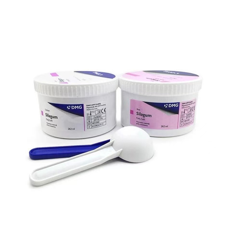 DMG Silagum silicone Rubber Impression Material Base & Catalyst Putty ...