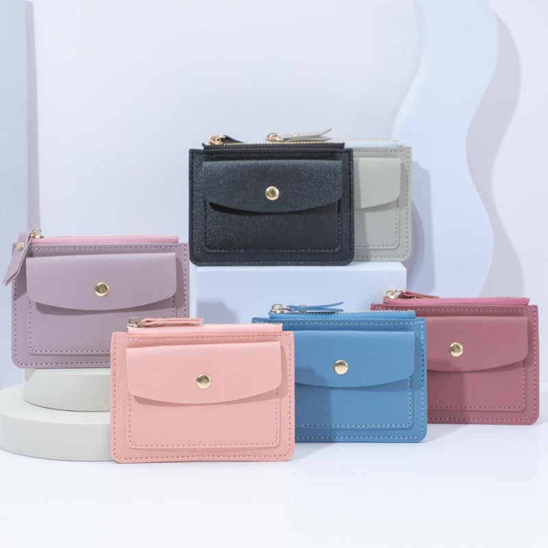 Fashion Woman Mini Coin Purse PU Leather Small Wallet Women Credit Card ...
