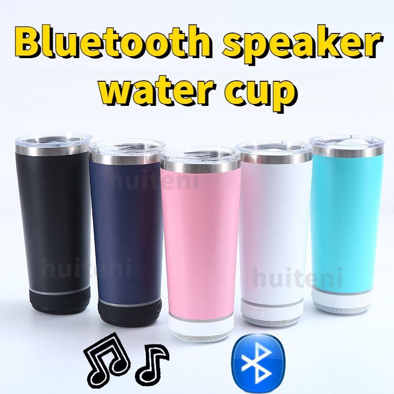 Bluetooth speaker thermos cup Stainless steel portable refrigerated ice ...