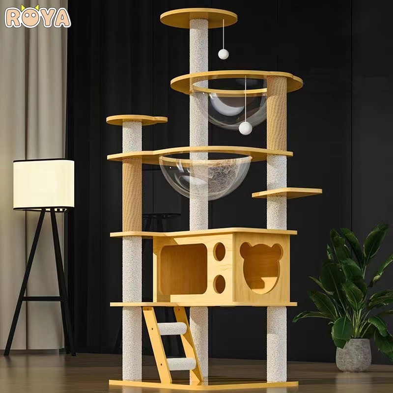 Roya Cat Climbing Space Module Cat Tree Cat House | Shopee Malaysia
