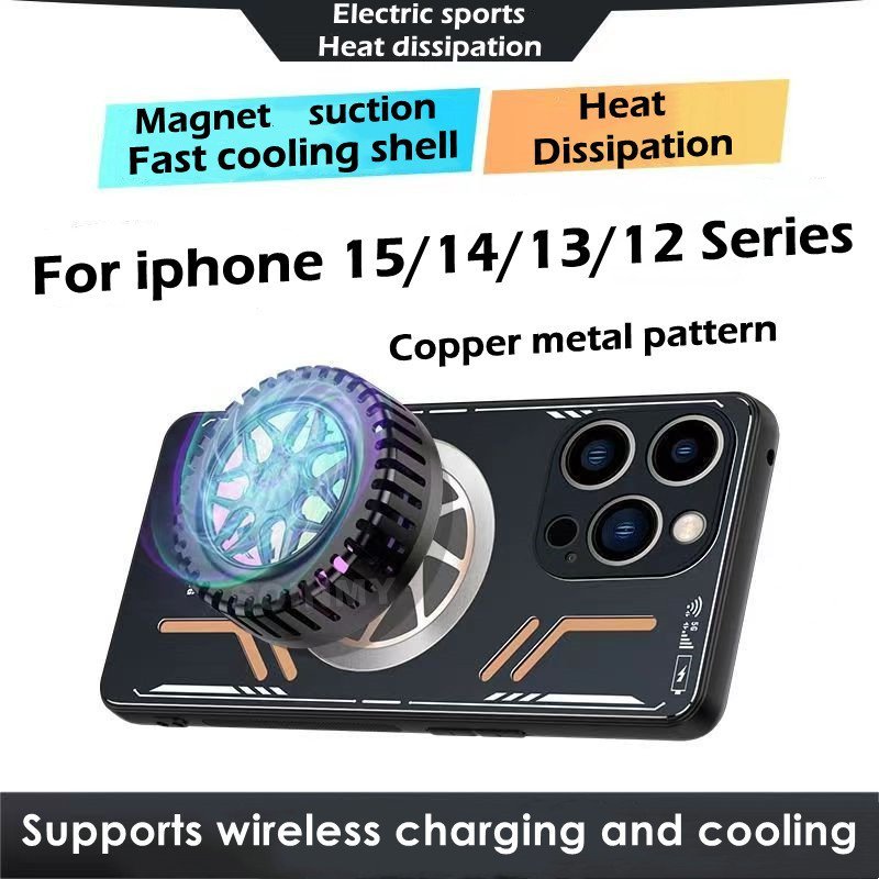 Graphene Cooling Phone Cases for iphone 16 15 14 13 12 Pro Max 14 Pro ...