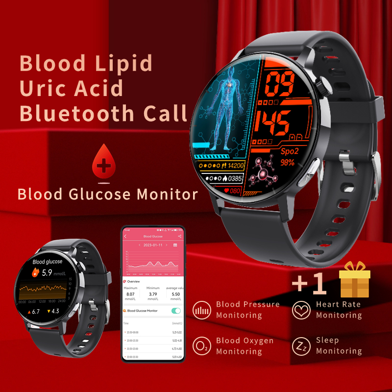 The Latest Non-invasive Blood Glucose Smart Watch, Blood Lipid ...