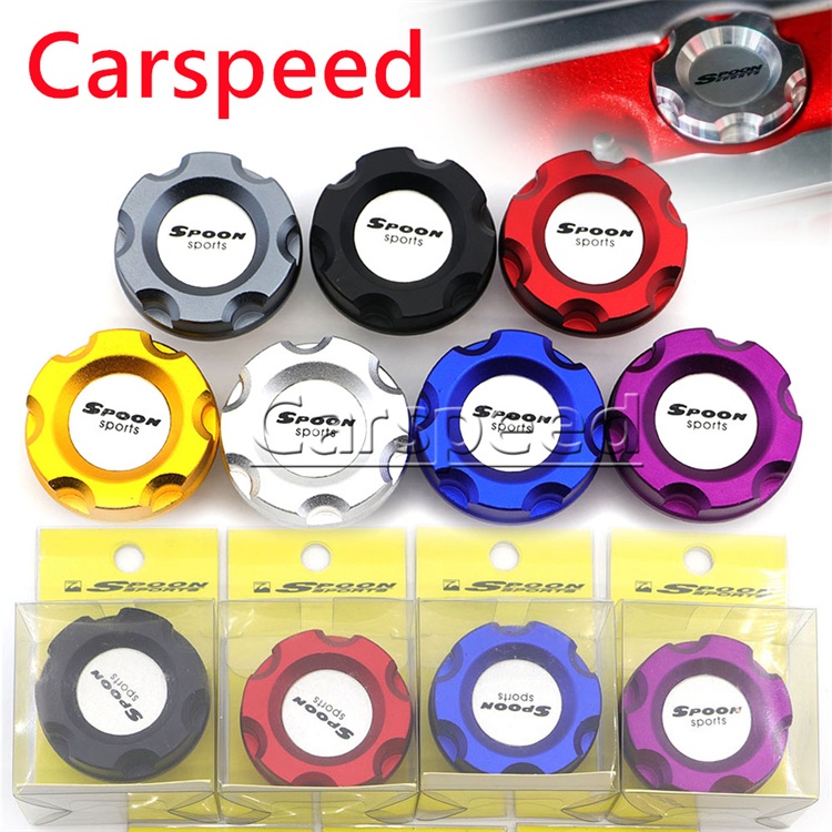 Spoon Sports Aluminum Engine Oil Cap Tank Cover JDM Style For Honda ...