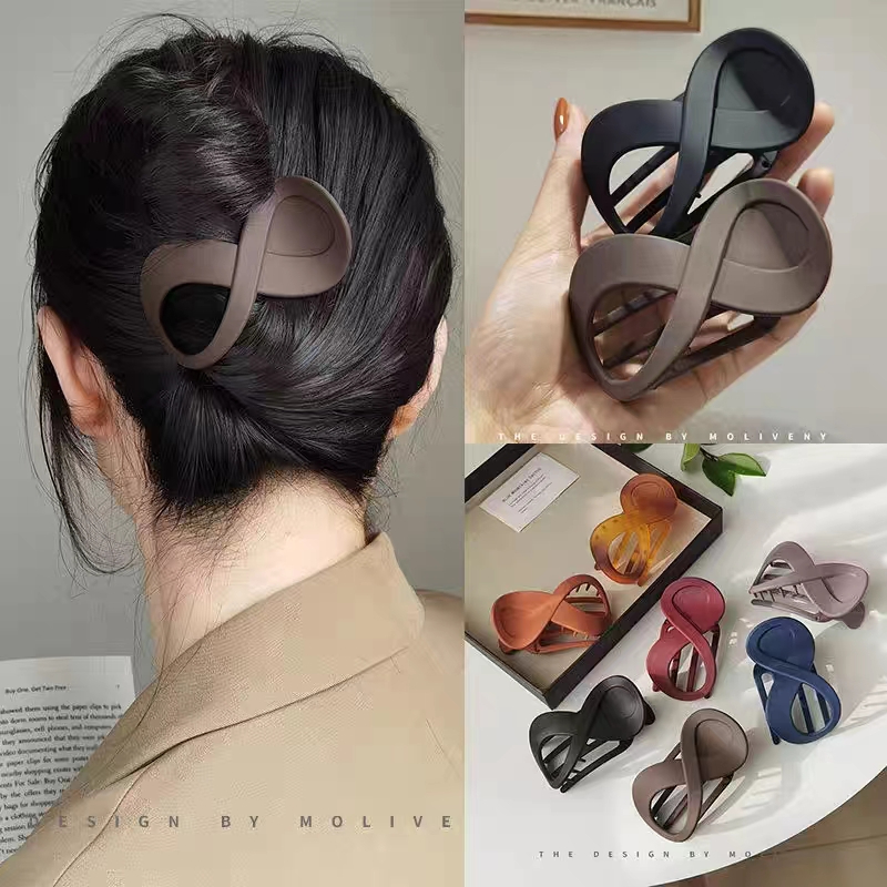 Korean hair clip frosted antique duck beak clip grip hair accessory ...