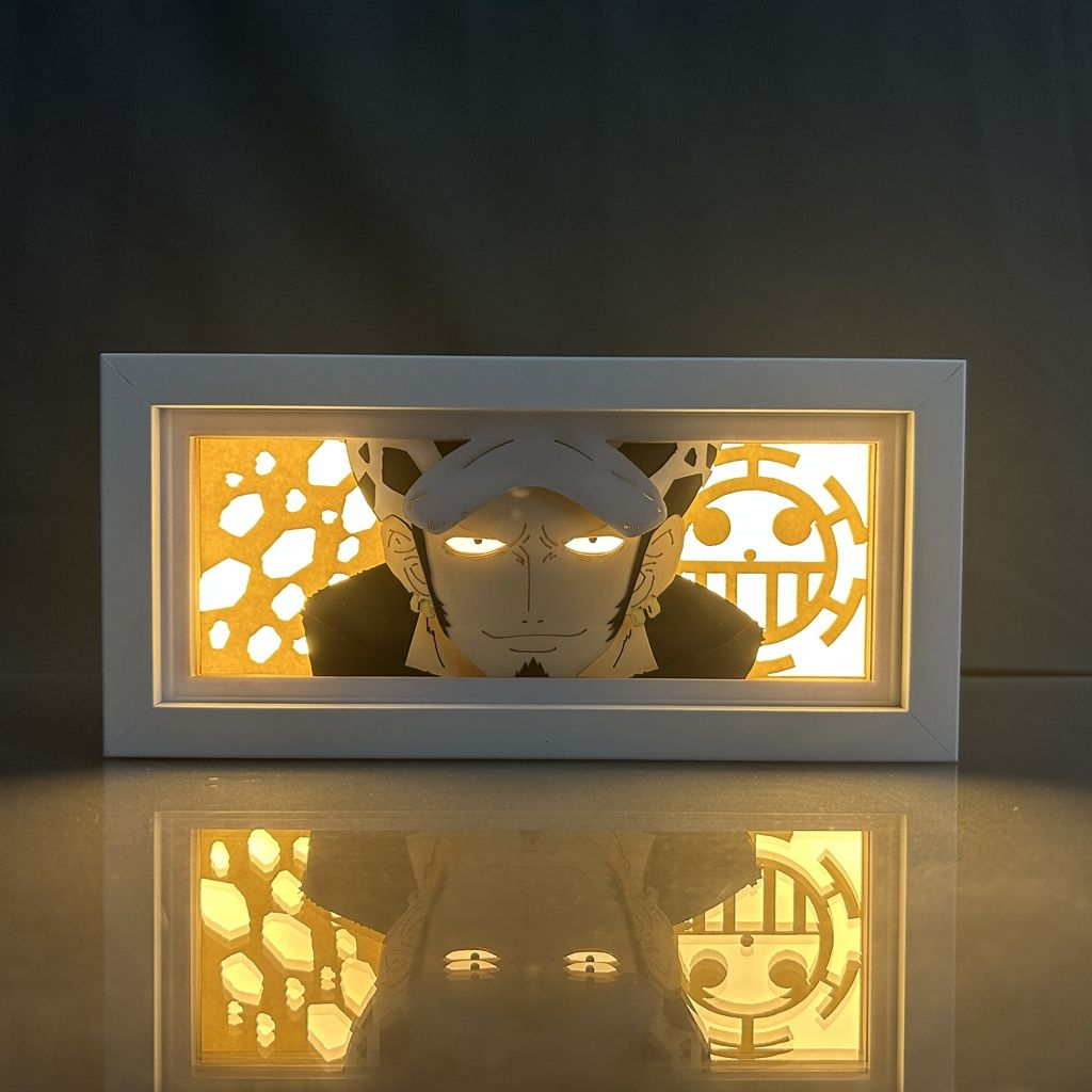 one piece led Figurine Lamp Manga Deco luffy Light Box Handcraft Newest ...