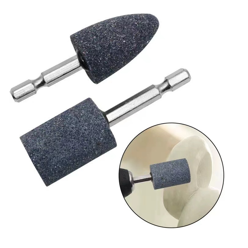 (Ready Stock)2pcs Brown corundum grinding wheel electric grinding head ...
