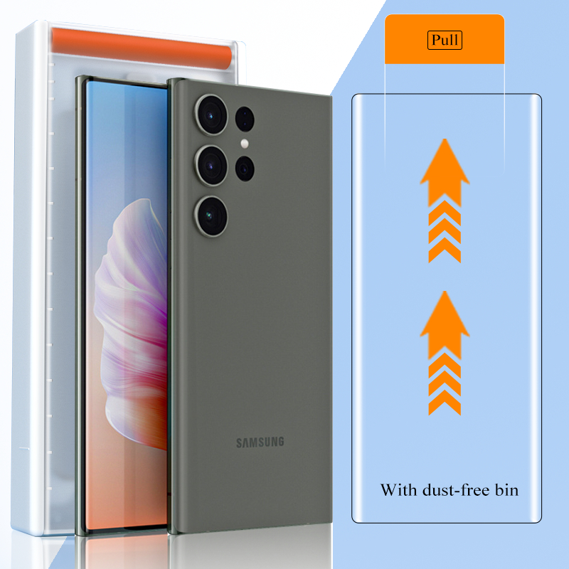 Curved Screen Full Cover Ceramic Film For Samsung Galaxy S23 S22 Ultra ...