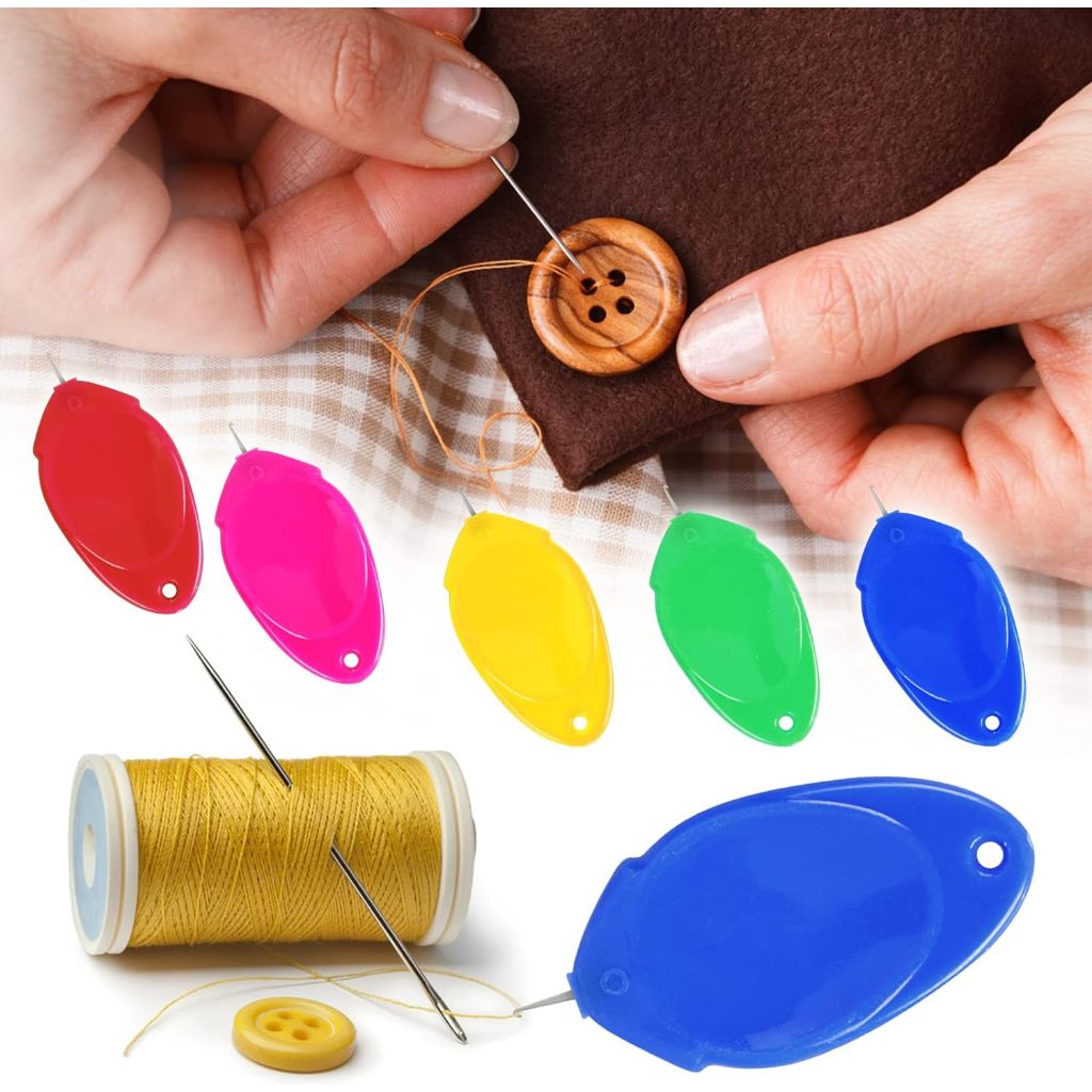 1/10Pcs Thumb-type Threading Device (Can Choose Color) Alat Bantu Masuk ...