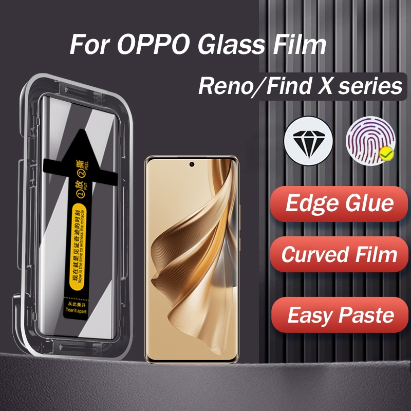One-Click Tempered Glass For Oppo Reno 12pro/reno 11pro/10/9pro/Find ...