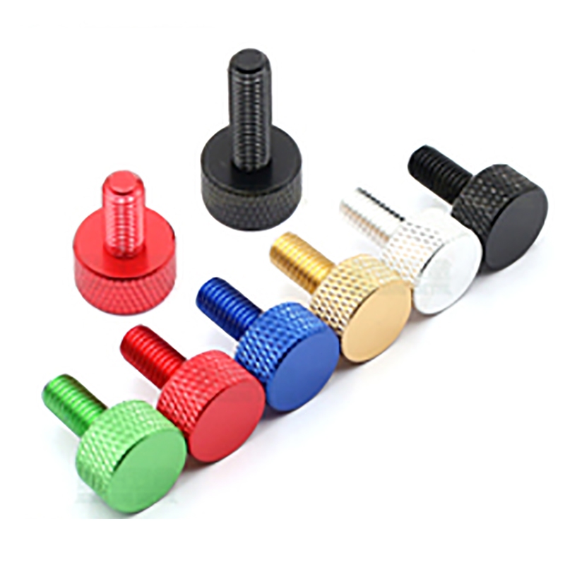 M4 M5 Mesh Knurled Screw Aluminum Alloy Hand Screw Color Adjustment ...