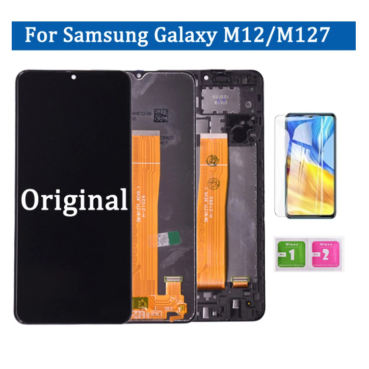LCD with Frame For Samsung Galaxy M12 M127 M125 M127FN/DS SM-M127F ...