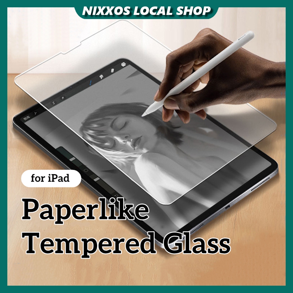 NIXXOS For iPad Paperlike Tempered Glass Matte Anti-Scratch Paper-Feel ...