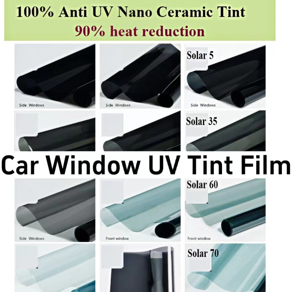 Nano Ceramic Tint Film Heat & UV Block Professional Window Tint Film ...