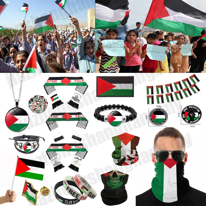 [Fast shipping] Palestine National Flag Country Flag 5ft x 3ft PLE PS ...
