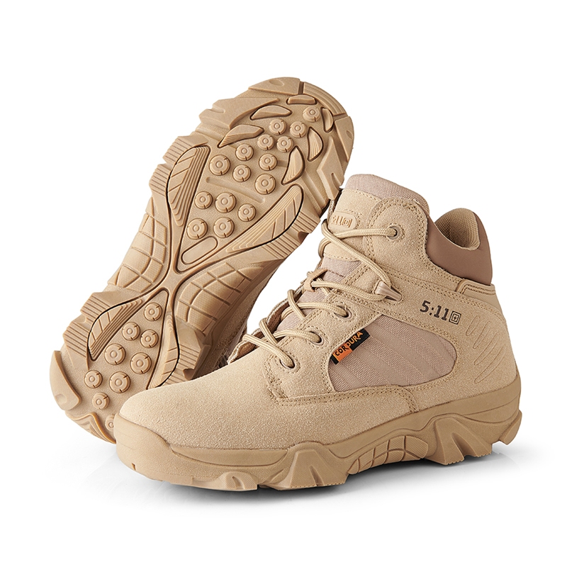 Men's Tactical Combat Boots Low Cut Tactical Boots Heavy Duty Hiking ...