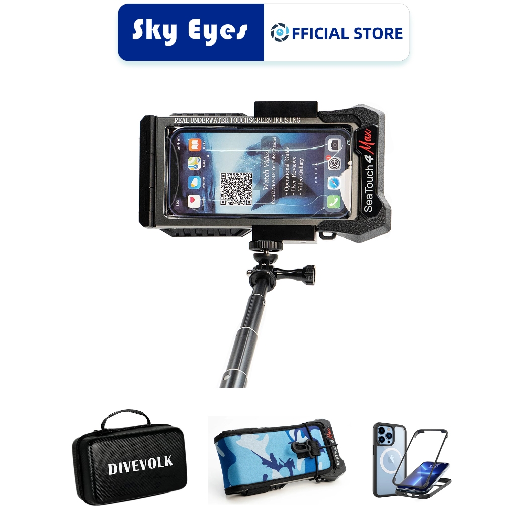 Diving Phone case DIVEVOLK Seatouch 4 Max Accessories （Include ...