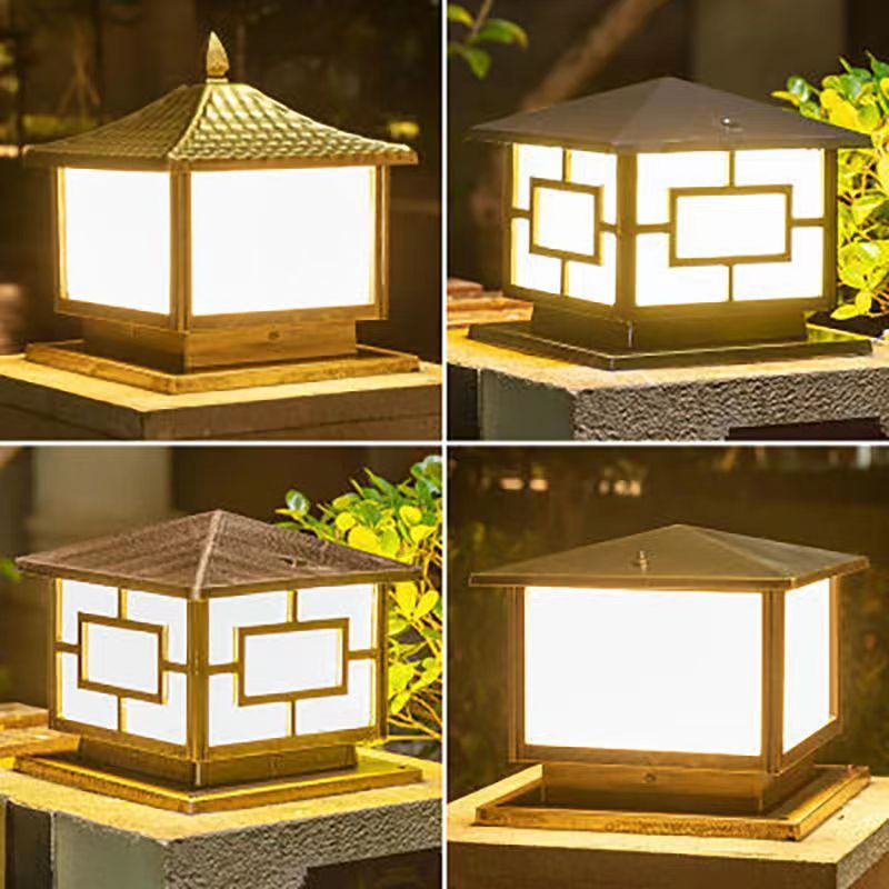 Outdoor Gate Light Waterproof Pillar light outdoor waterproof door post ...
