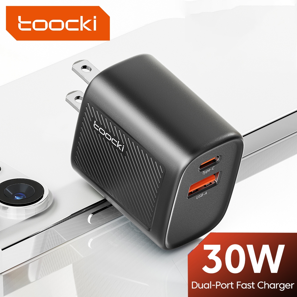 Toocki GAN 30W PD USB C Charger Fast Charging USB Type C Charger Wall ...