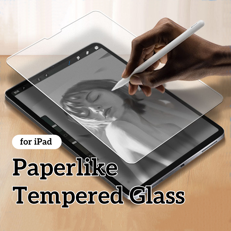 NIXXOS For iPad Paperlike Tempered Glass Matte Anti-Scratch Paper-Feel ...