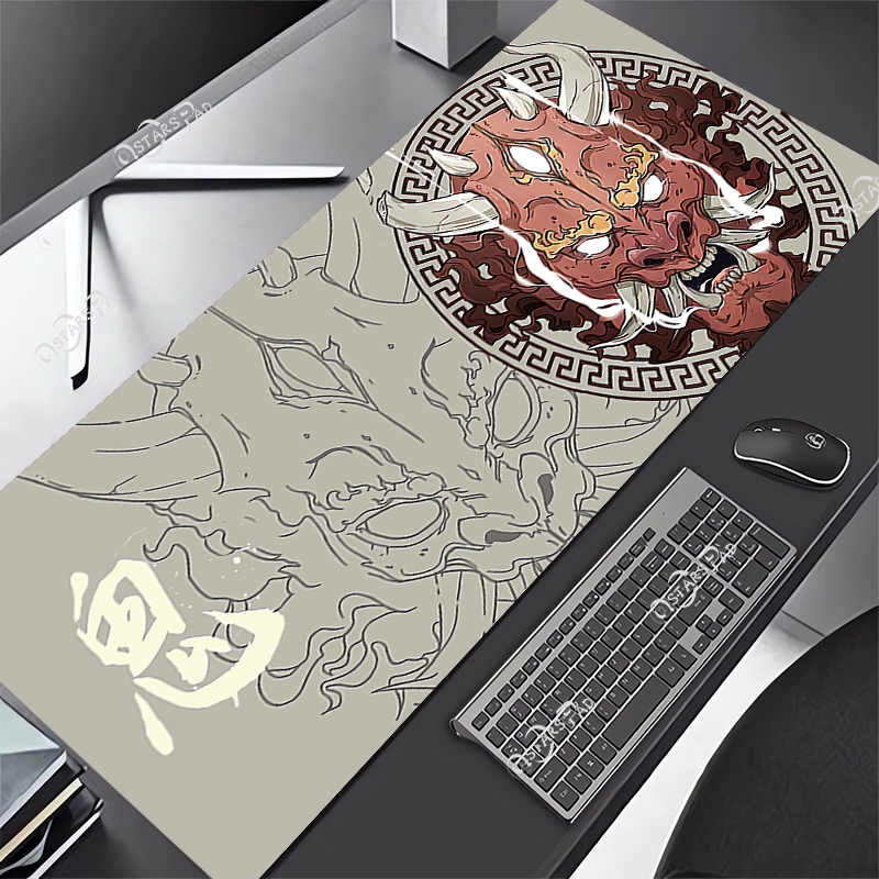 Japan Oni Computer Mouse Pad Gaming Mousepad Abstract Large 900x400 ...