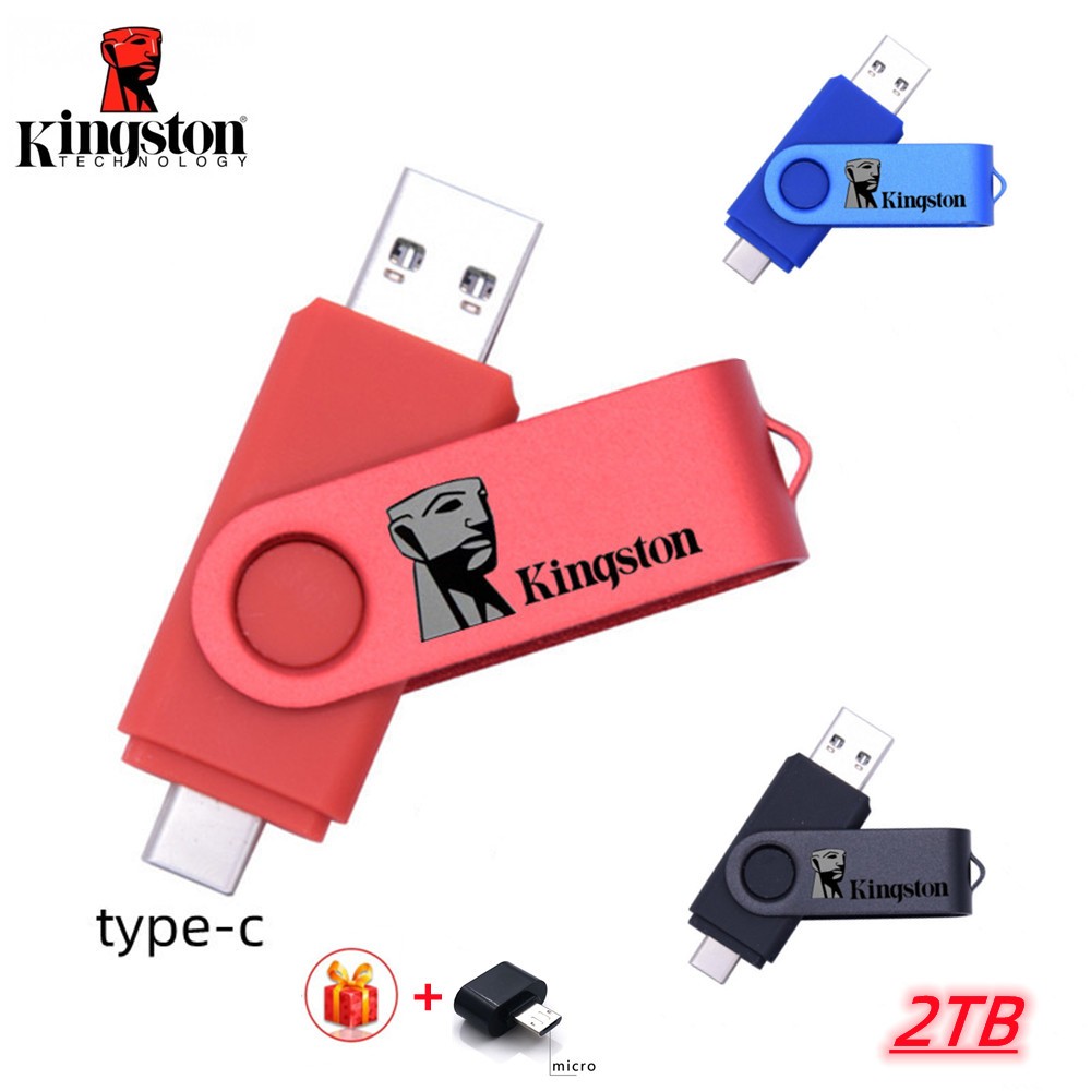 2TB flash disk 3 in 1 OTG USB Type C/Micro flash drive 1TB 512GB 256GB ...