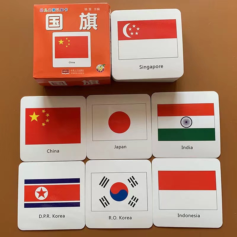Countries Flag Flash Card National Flags Flash Cards Country Baby ...