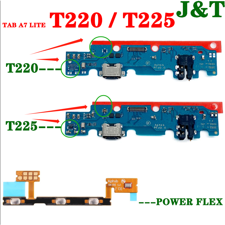 For Samsung Tab A7 Lite T220 Wi-Fi / T225 LTE Charging Charger Board ...