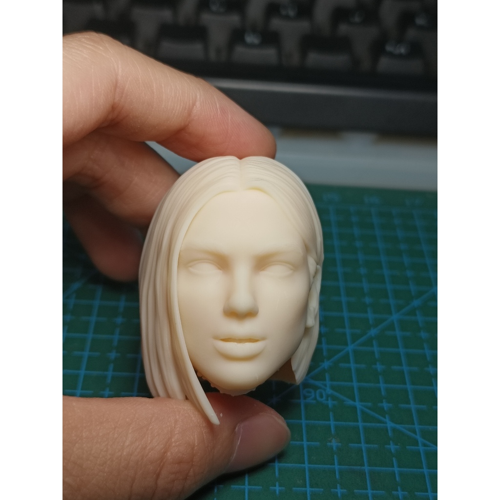 1/12 Scale Singer Dua Lipa Head Sculpt Model For 6" Female Action ...