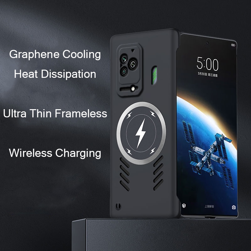 Graphene Cooling Phone Case for Xiaomi Blackshark 5 Pro 5RS Black shark ...