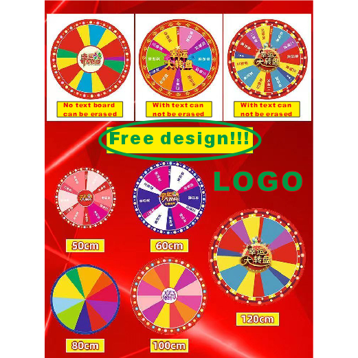 Fortune Wheel/Lucky Draw Stand/Fift spin&win/ Roda Impian with Printing ...
