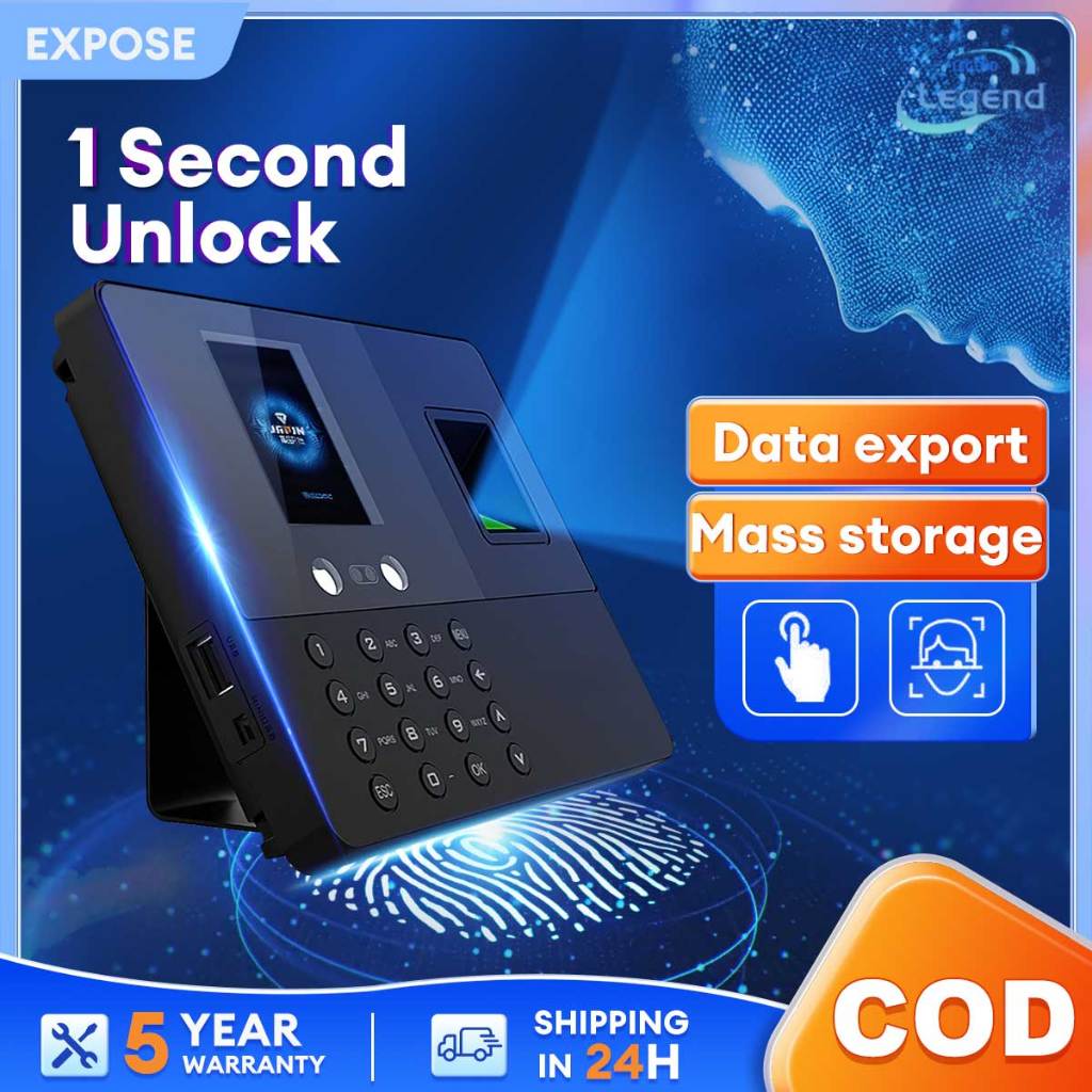 Thumbprint Attendance Machine Biometric Fingerprint Attendance Machine English Version ...