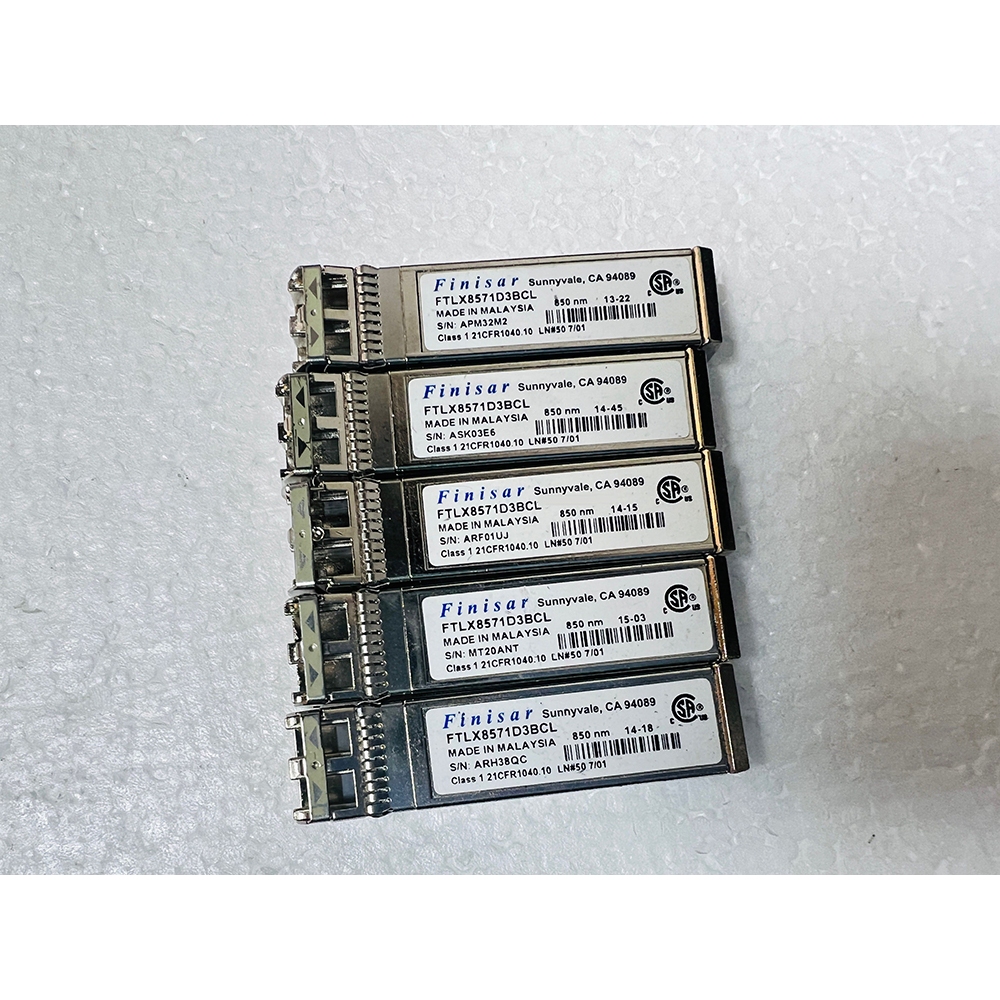 Finisar FTLX8571D3BCL SFP SR 10G 850nm 400m Dual Core High Speed Fiber ...