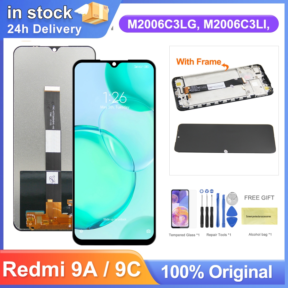 Original Xiaomi Redmi 9A / 9C LCD with 10 Touch Points Model M2006C3LG ...