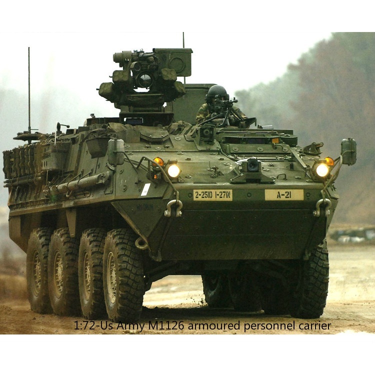 1/72 US Army M1126 Stryker Infantry Tank Finished Armored Vehicle Model ...