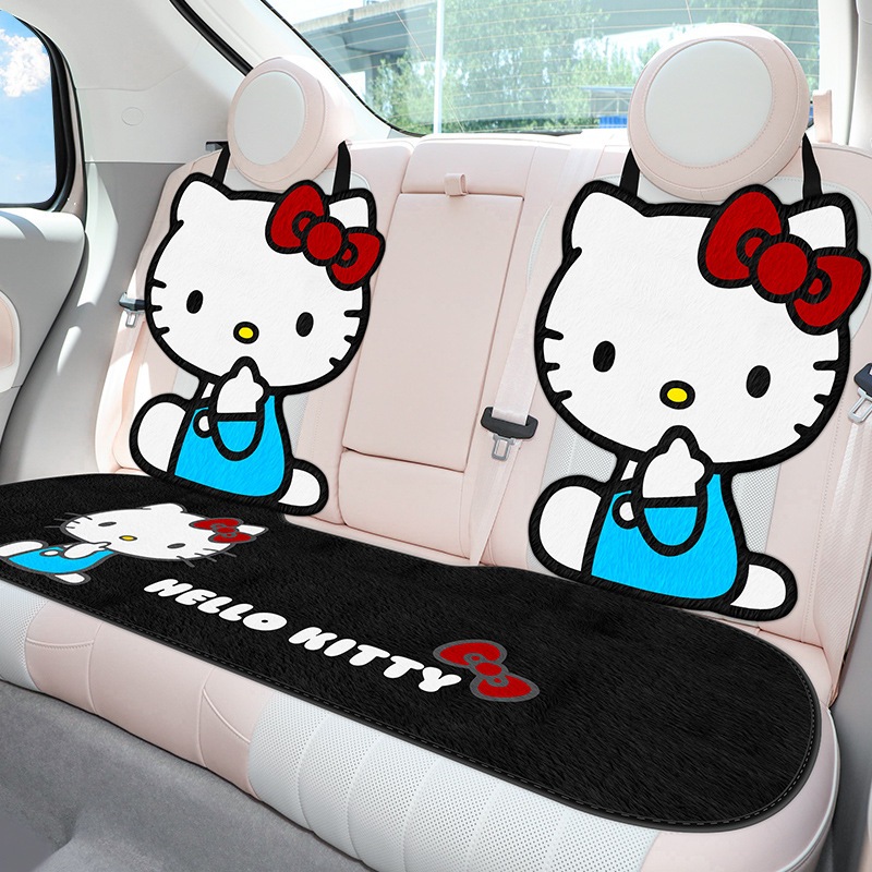 Hello Kitty Cat Cut carton car seat cushion seat cover cushio anti slip ...