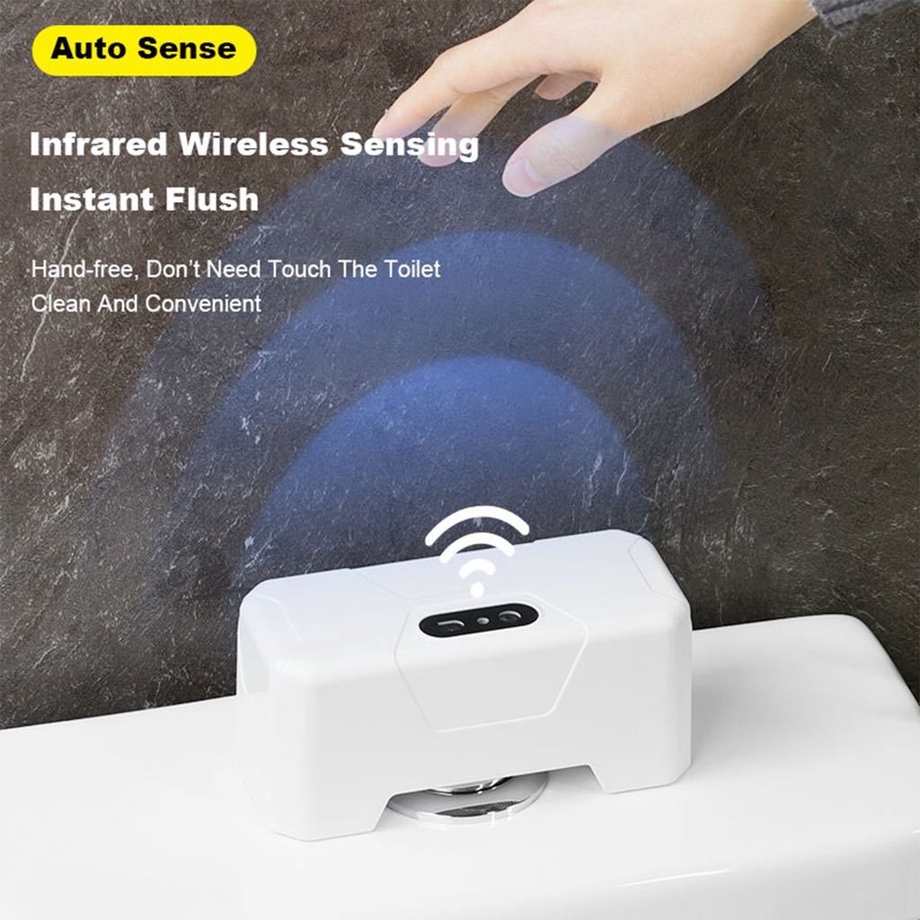 Infrared Induction Toilet Flusher Smart Sensor Toilet Flushing ...
