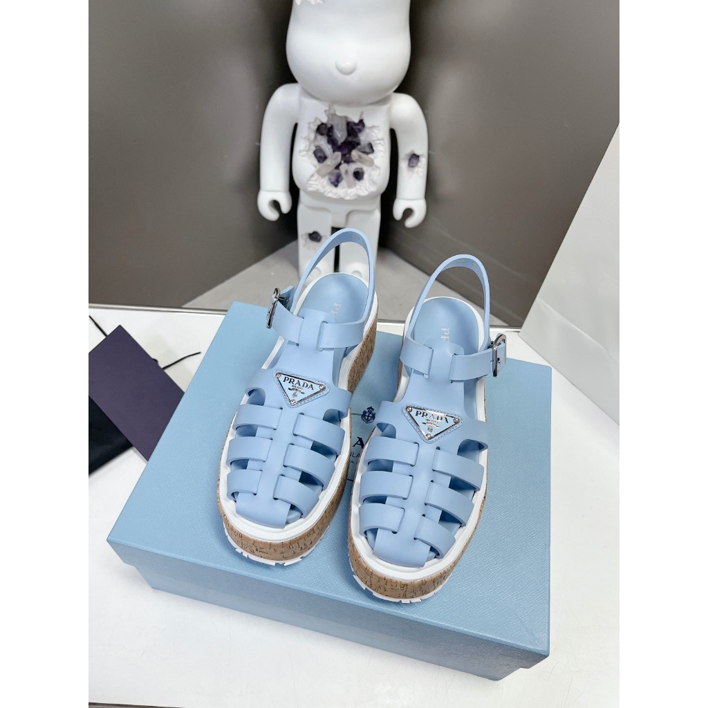 Harbs/Woven Ultra Lightweight Chunky Rubber Sandals | Shopee Malaysia