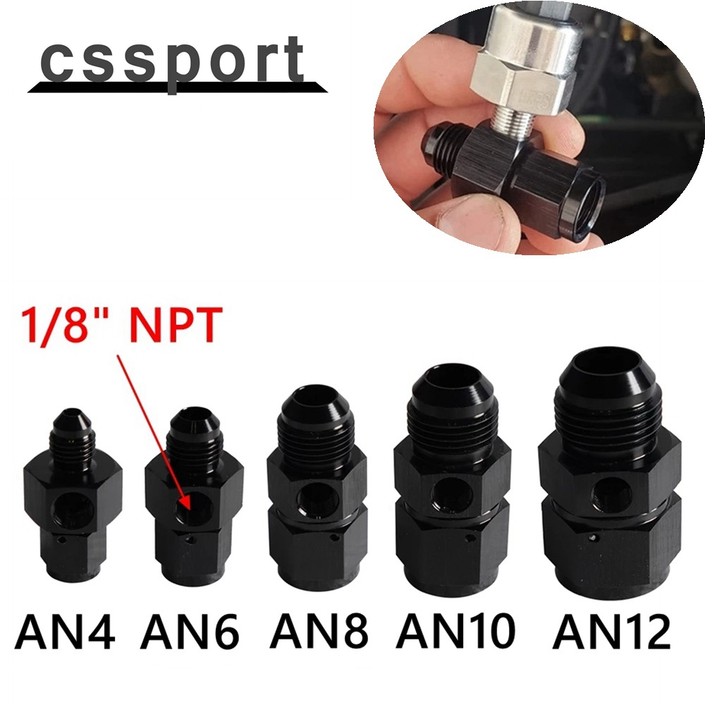 AN6 AN8 AN10 AN12 1/8" NPT Oil Pressure Sensor Adapter Gauge Gage ...