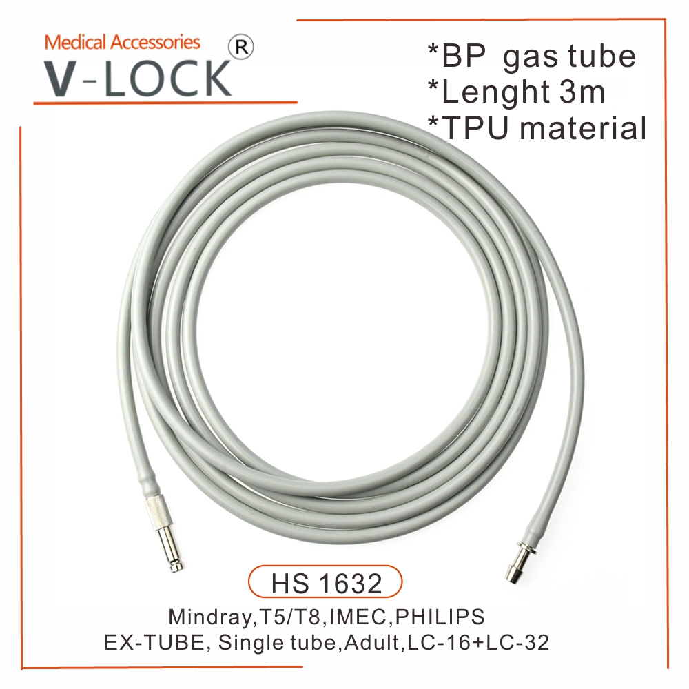 V-LOCK 3m NIBP EX-TUBE Blood Pressure Cuff Connect Extension Air Hose ...