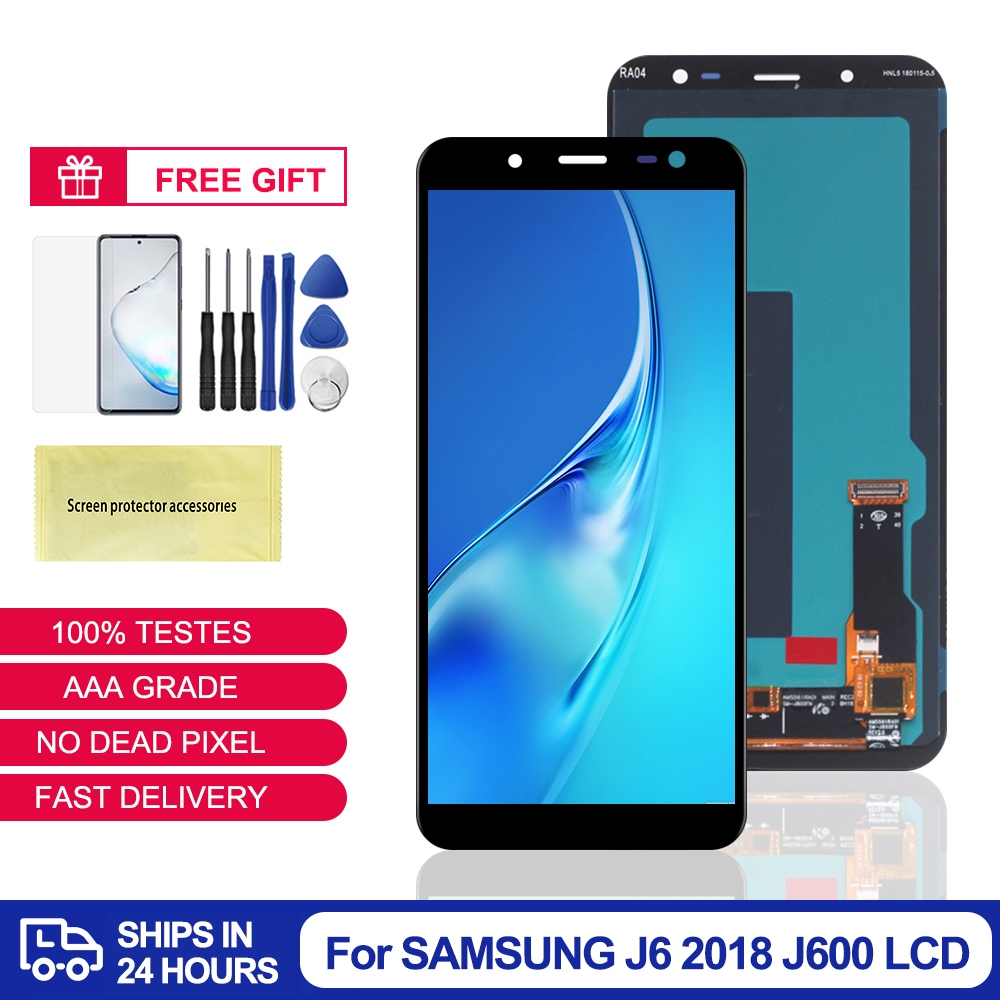 For Samsung Galaxy J6 2018 J600 LCD J600F J600Y Display Touch Screen Digitizer Assesmbly ...