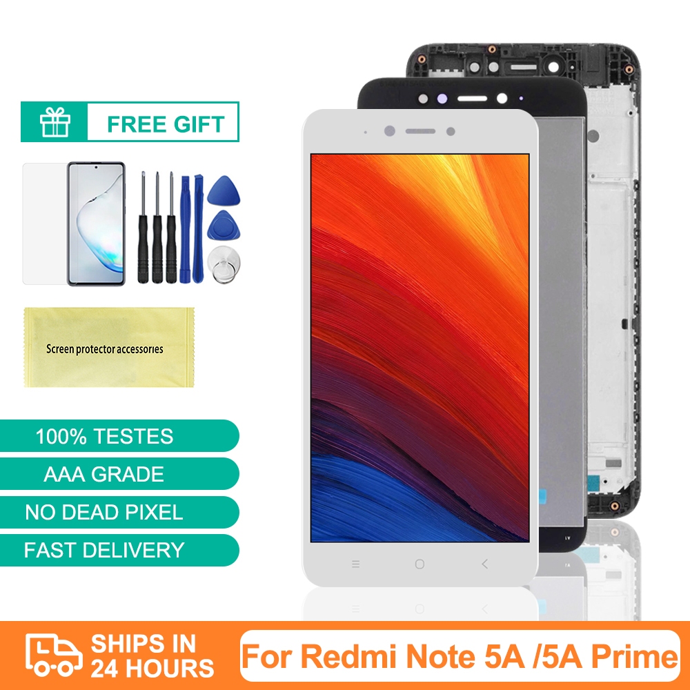 Original LCD For Redmi Note 5A/ 5A Prime LCD Display Touch Screen With ...