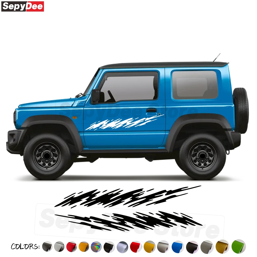 [Ready Stock] 2Pcs For Suzuki Jimny Car Door Side Stickers Totem ...