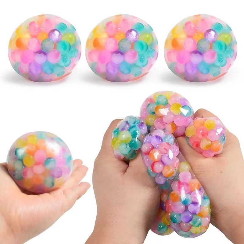 Colorful Squishy Stress Relief Squeeze Ball Fidget Toys | Shopee Malaysia