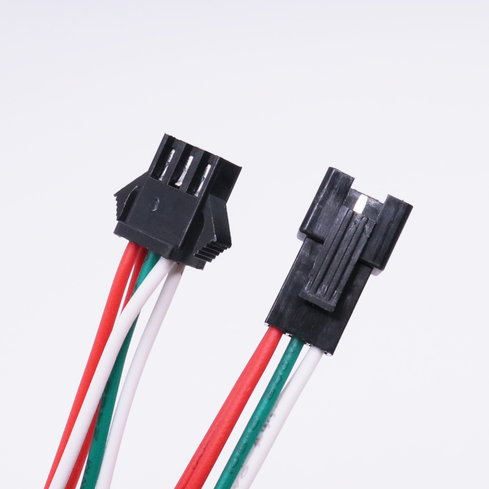 3Pin JST Connector Male and Female Plug 5 Wires 10CM Wire Cable LED ...